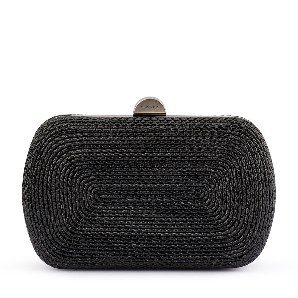 Shop MARTINA Black Coiled Rope Clutch – Olga Berg